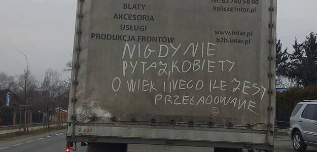 Nie pytaj kobiety o wiek i IVECO ile jest przeładowane